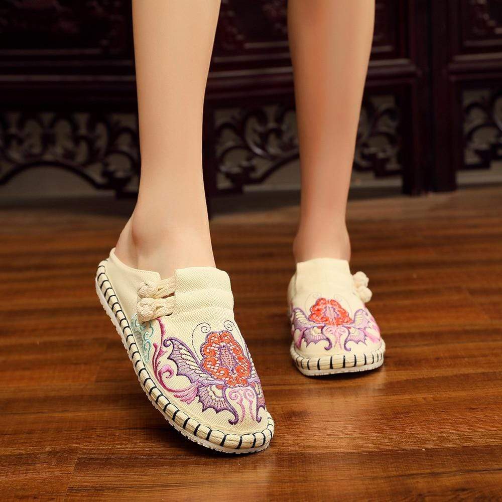 Butterfly Embroidered Espadrilles | wickedafstore