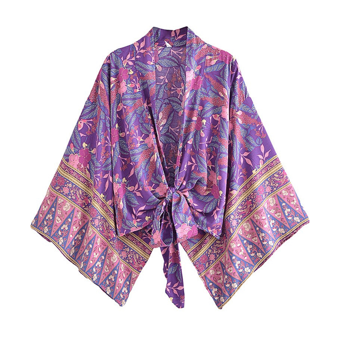 Ariba Cropped Kimono - Wicked AF – wickedafstore