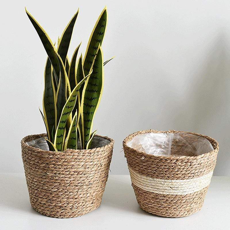 Handmade Straw Planter Pot – wickedafstore
