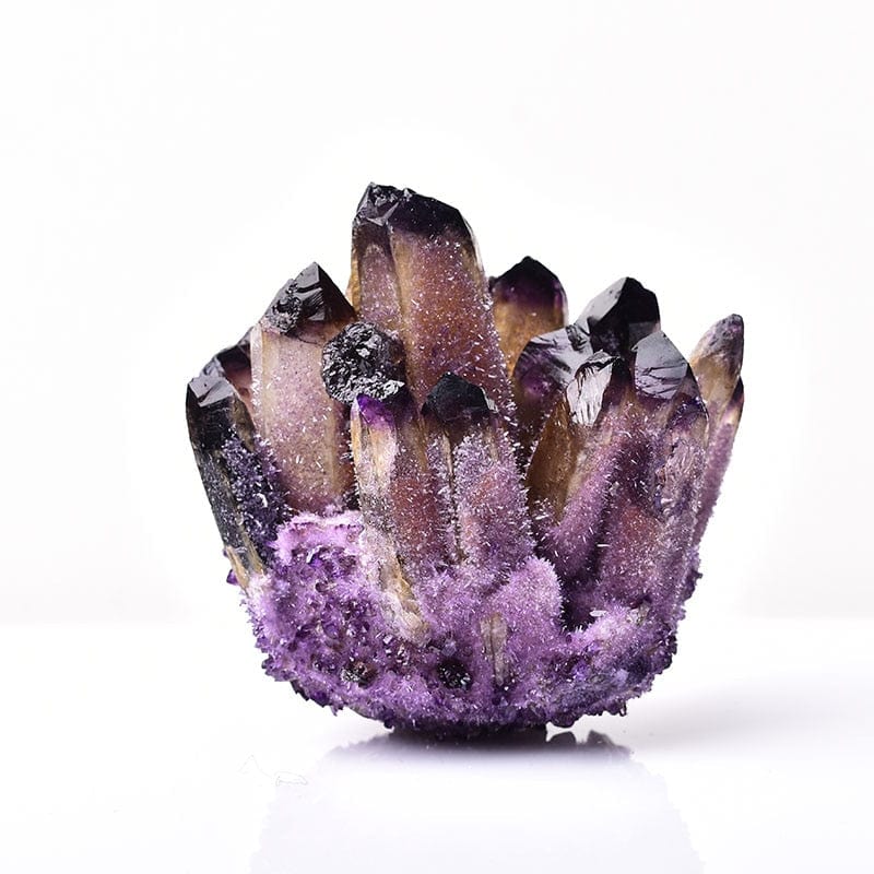 Purple Phantom Quartz Cluster Crystal – wickedafstore
